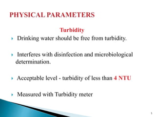 Assessment and surveillance of drinking water quality | PPTX