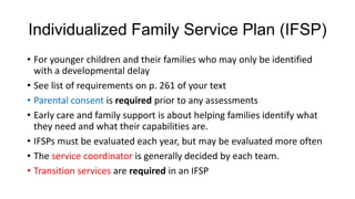 Assessment and the ifsp | PPT