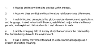 Review of Critical Literary View and Theories.pptx