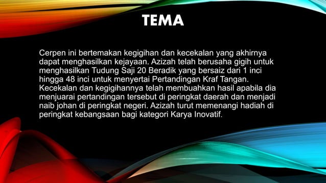 Bahasa Melayu - Cerpen Oren | PPTX