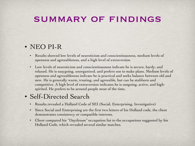 Assessment case study of Shane | PPT