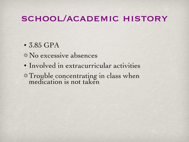 Assessment case study of Shane | PPT