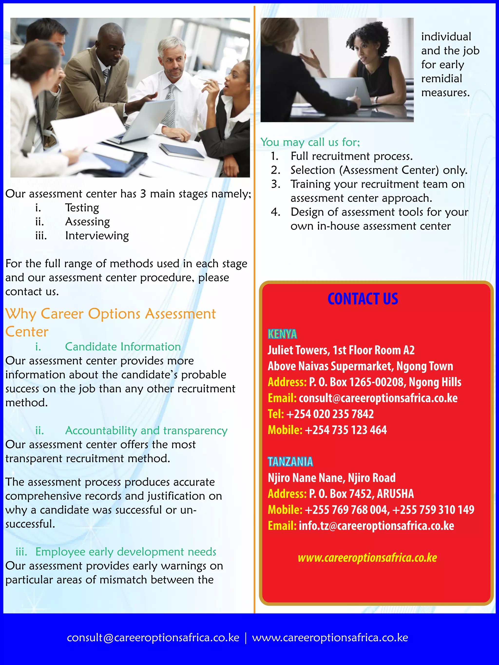 Assessment center based executive selection | PDF