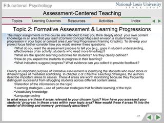 Assessment centeredteaching | PPT | Education industry | Industries