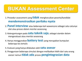 Pelatihan Assessment Center | PDF