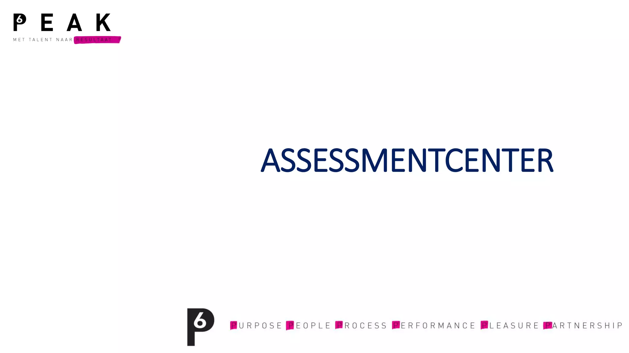 Assessment center peak6 | PDF