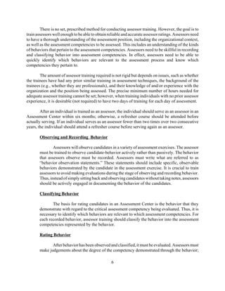 Assessment center process | PDF