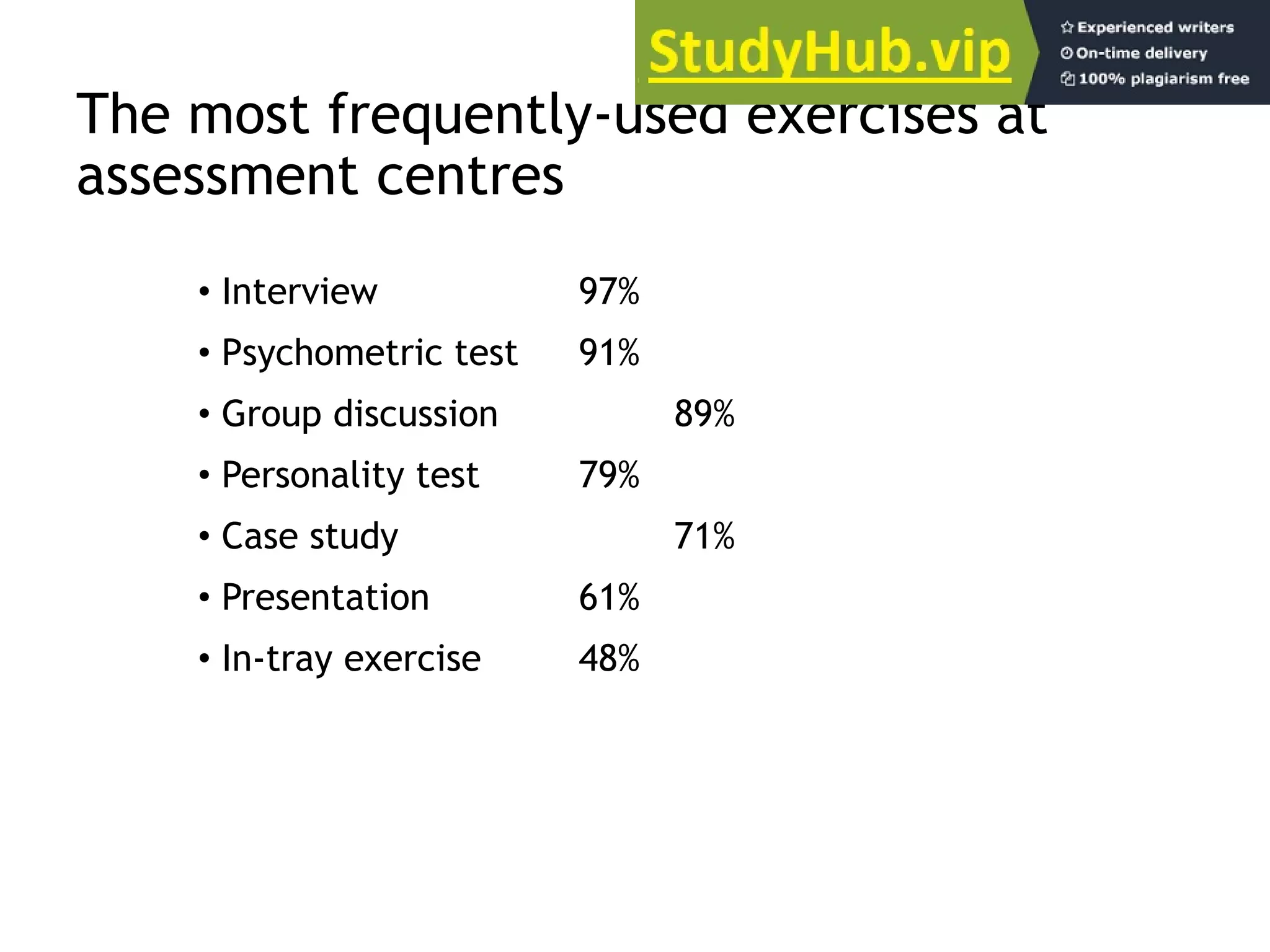 ASSESSMENT CENTRE | PDF
