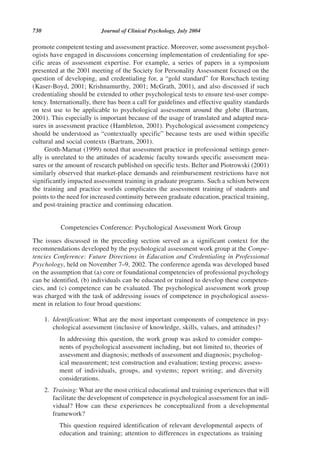 Assessment Competency J Clin 2004(1) | PDF