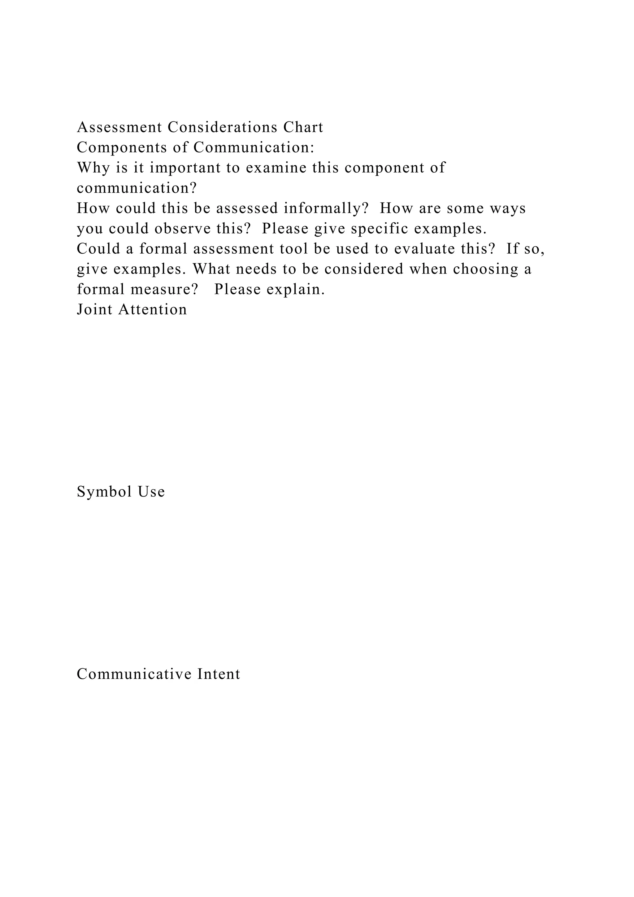 Assessment Considerations Chart Components of CommunicationWh.docx
