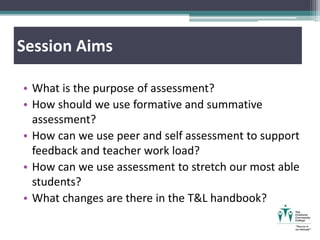 Assessment cpd | PPTX