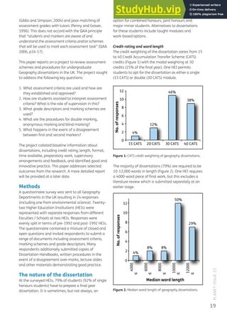 Assessment Criteria And Standards Of The Geography Dissertation In The UK | PDF