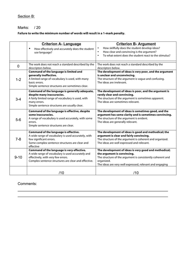 Criterios evaluacion Assessment criteria sl_hl | PDF