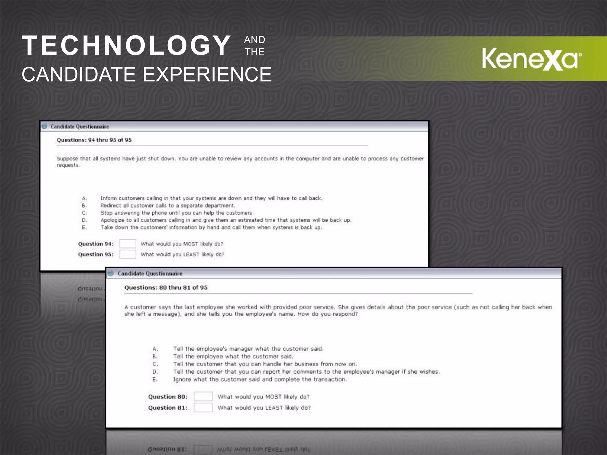 Kenexa Assessment Deck | PPT