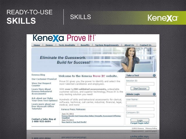 Kenexa Assessment Deck | PPT