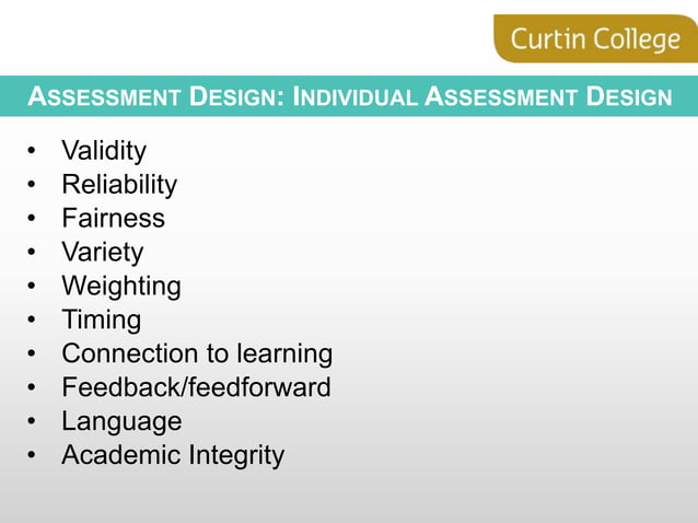 Constructive alignment and assessment design | PPTX | Educational ...