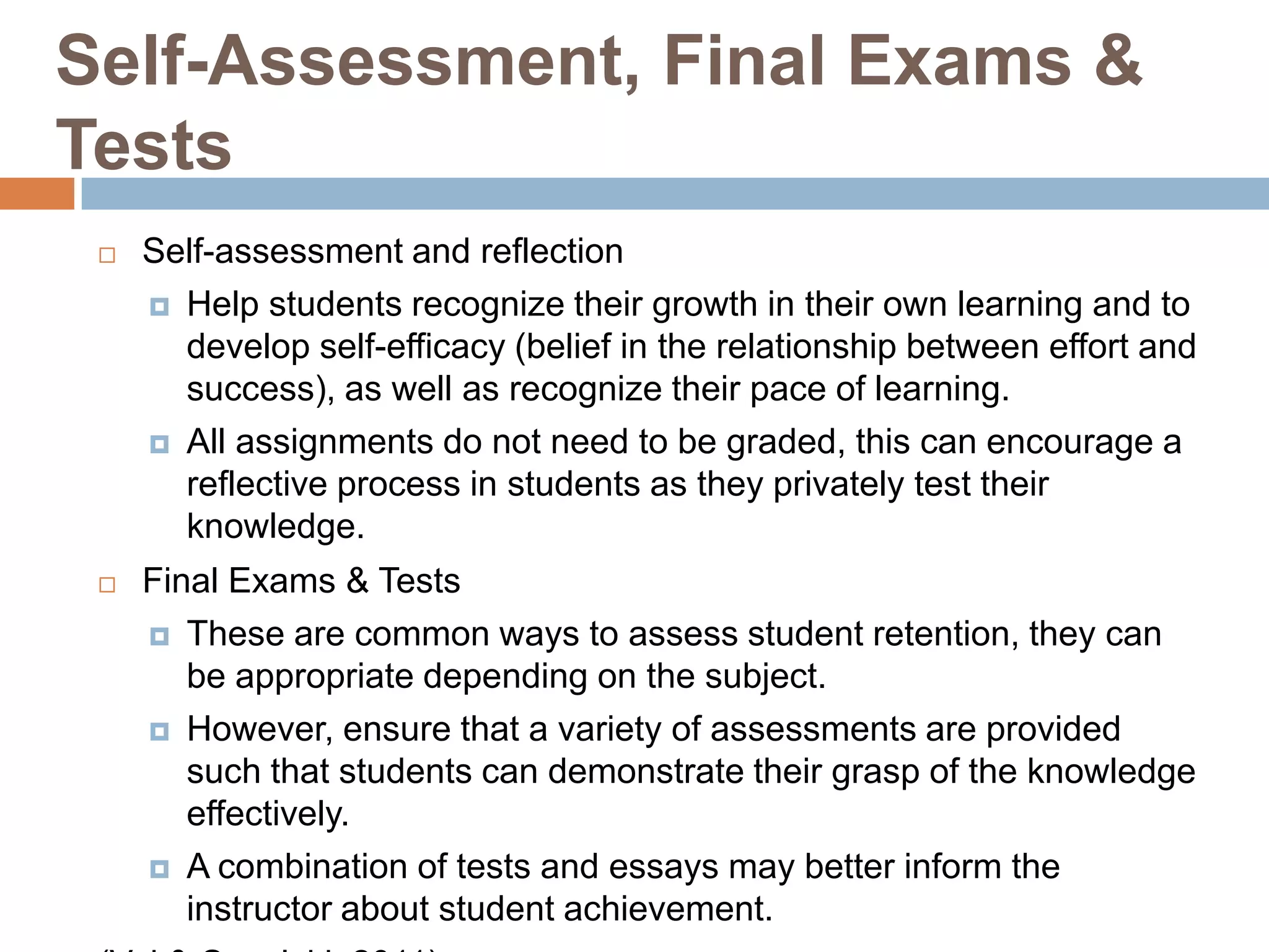 Assessment, feedback, evaluation, & grading | PPTX