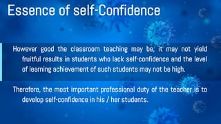 Assessment for confidence building | PPTX