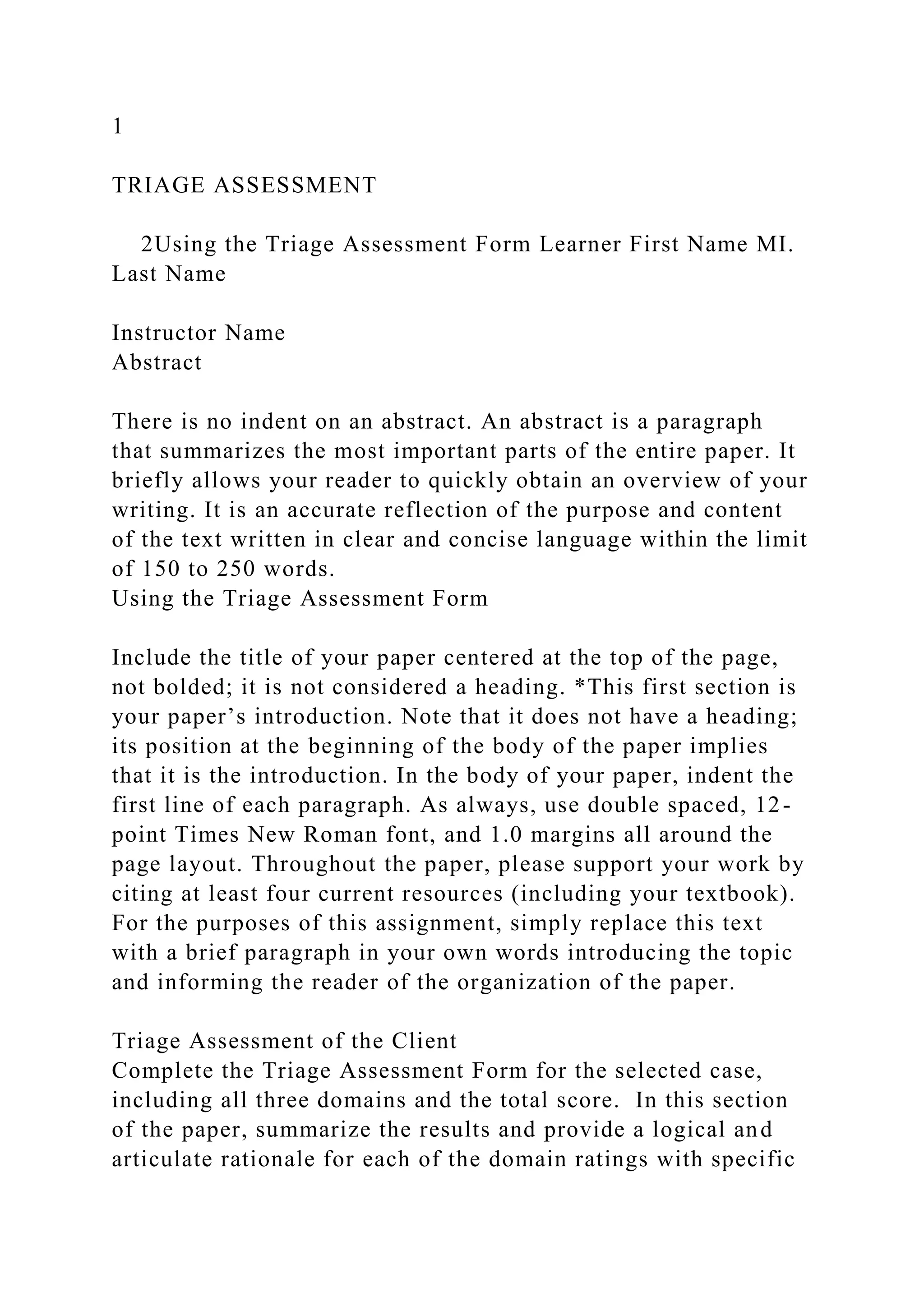 Assessment for Crisis InterventionRick A. MyerDuquesn.docx