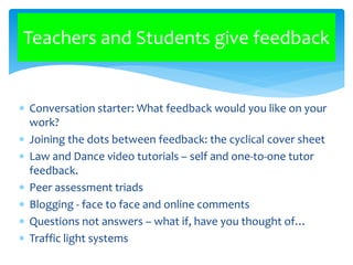 Assessment for learning | PPTX