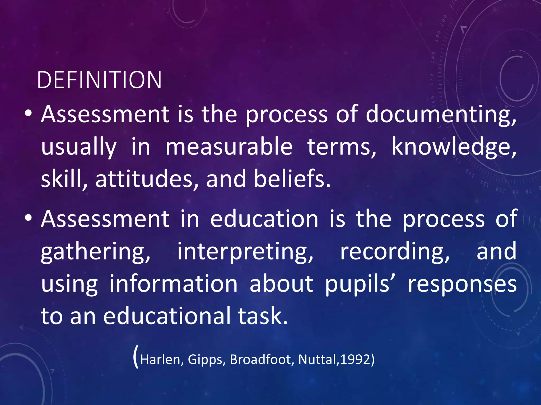 Assessment and Evaluation | PPTX