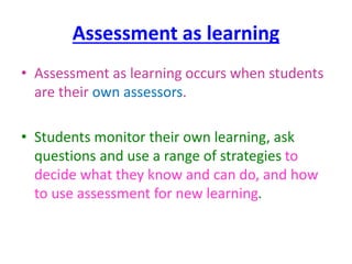 Basics of Assessment | PPTX