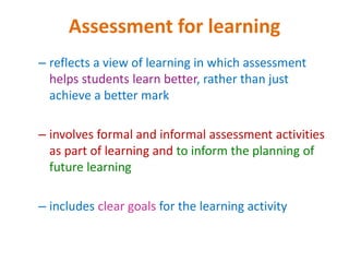 Basics of Assessment | PPTX