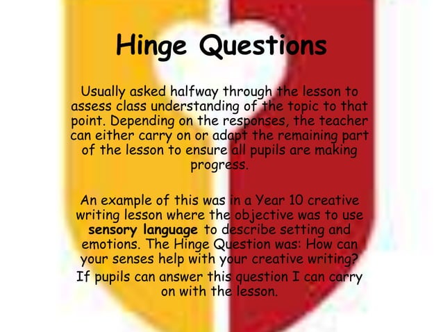 Assessment for learning at jhncc | PPT