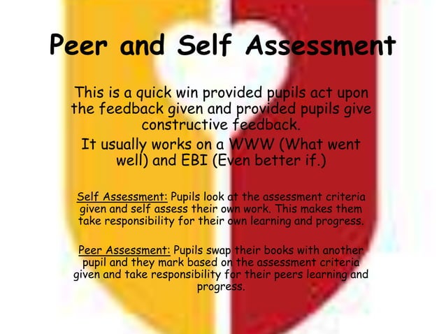 Assessment for learning at jhncc | PPT