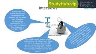Assessment For Learning Using Multiple Choice Questions | PPT