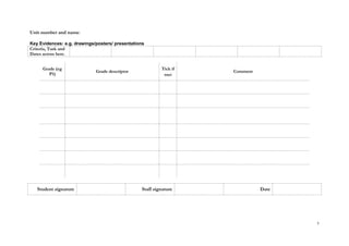 Assessment form blank | DOCX