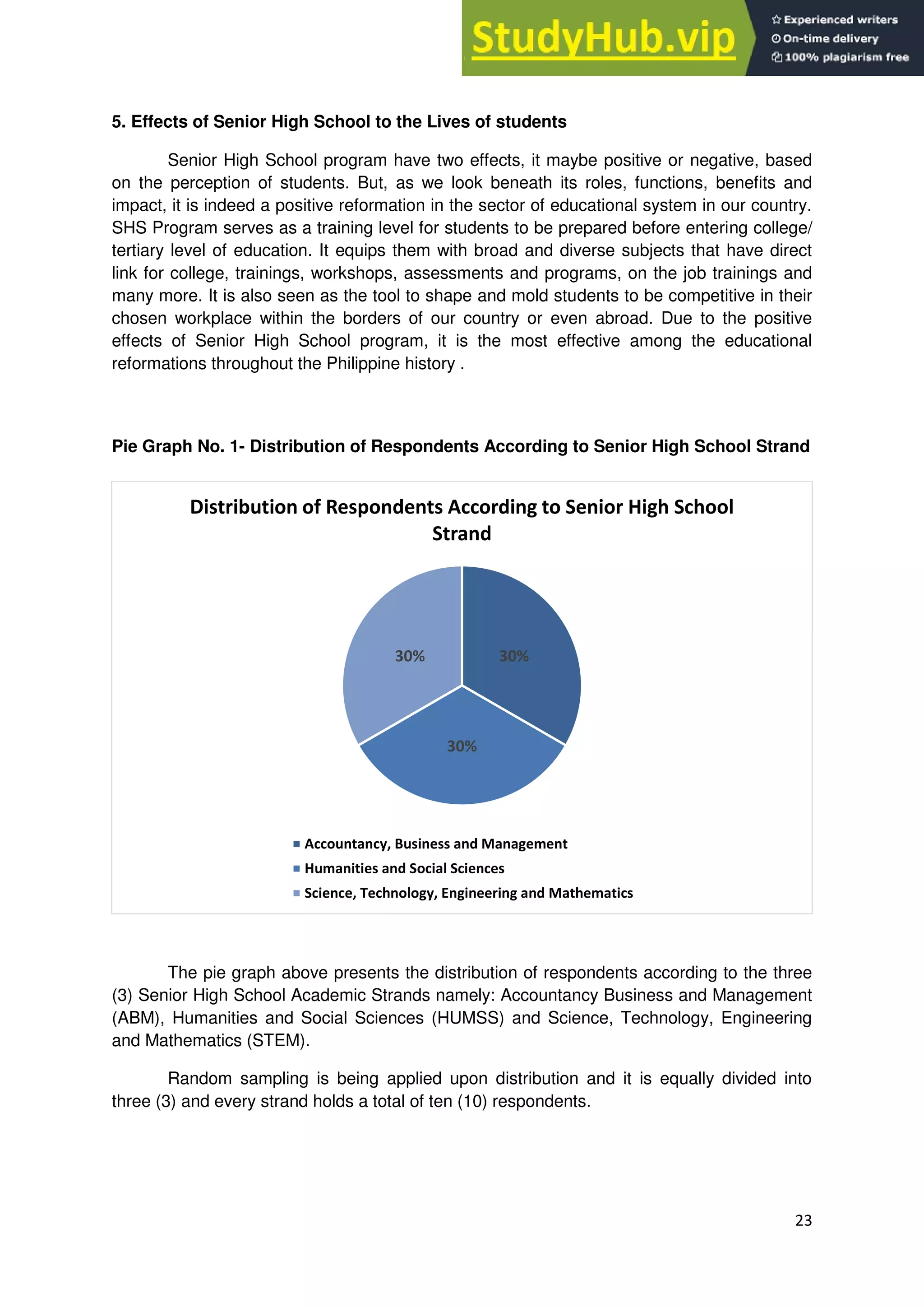 ASSESSMENT FOR THE PREPAREDNESS OF SENIOR HIGH SCHOOL STUDENTS UNDER ...