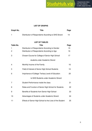 ASSESSMENT FOR THE PREPAREDNESS OF SENIOR HIGH SCHOOL STUDENTS UNDER ...