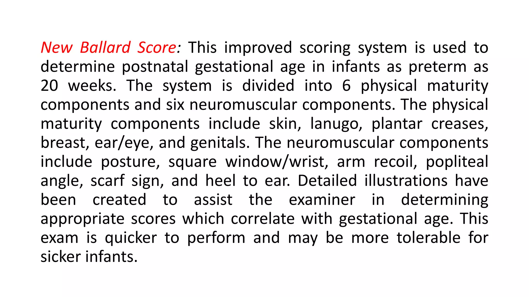 Assessment gestational age | PPTX