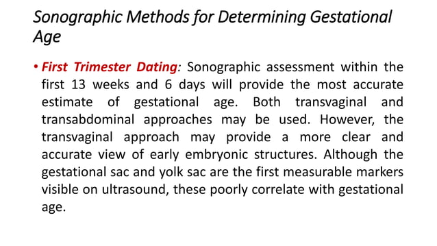 Assessment gestational age | PPTX