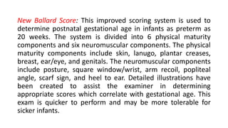 Assessment gestational age | PPTX