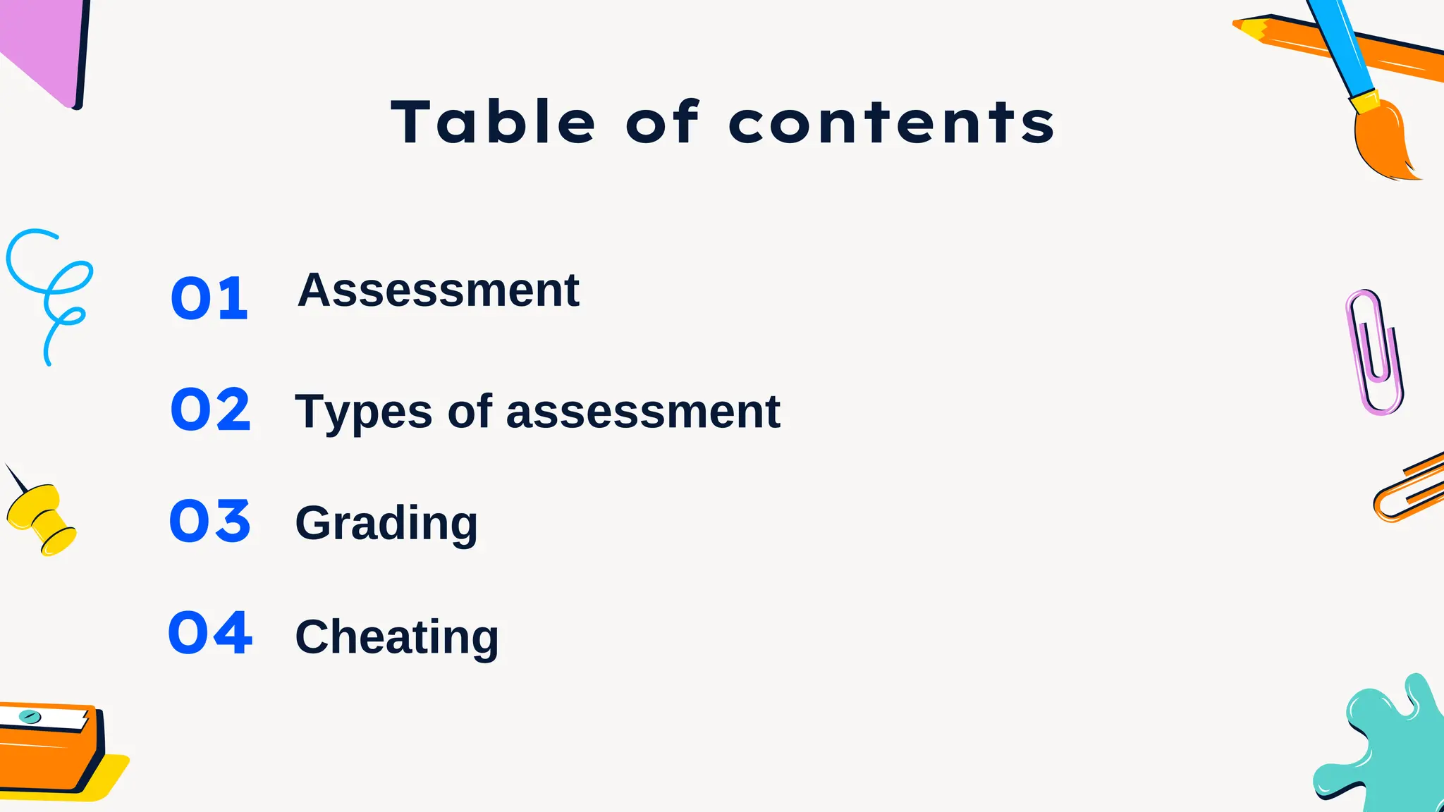 Assessment, grading, cheating and how to deal with them.pptx