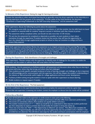 Assessment handout | PPT