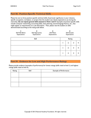 Assessment handout | PPT