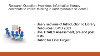 Assessment in action present to library | PPTX