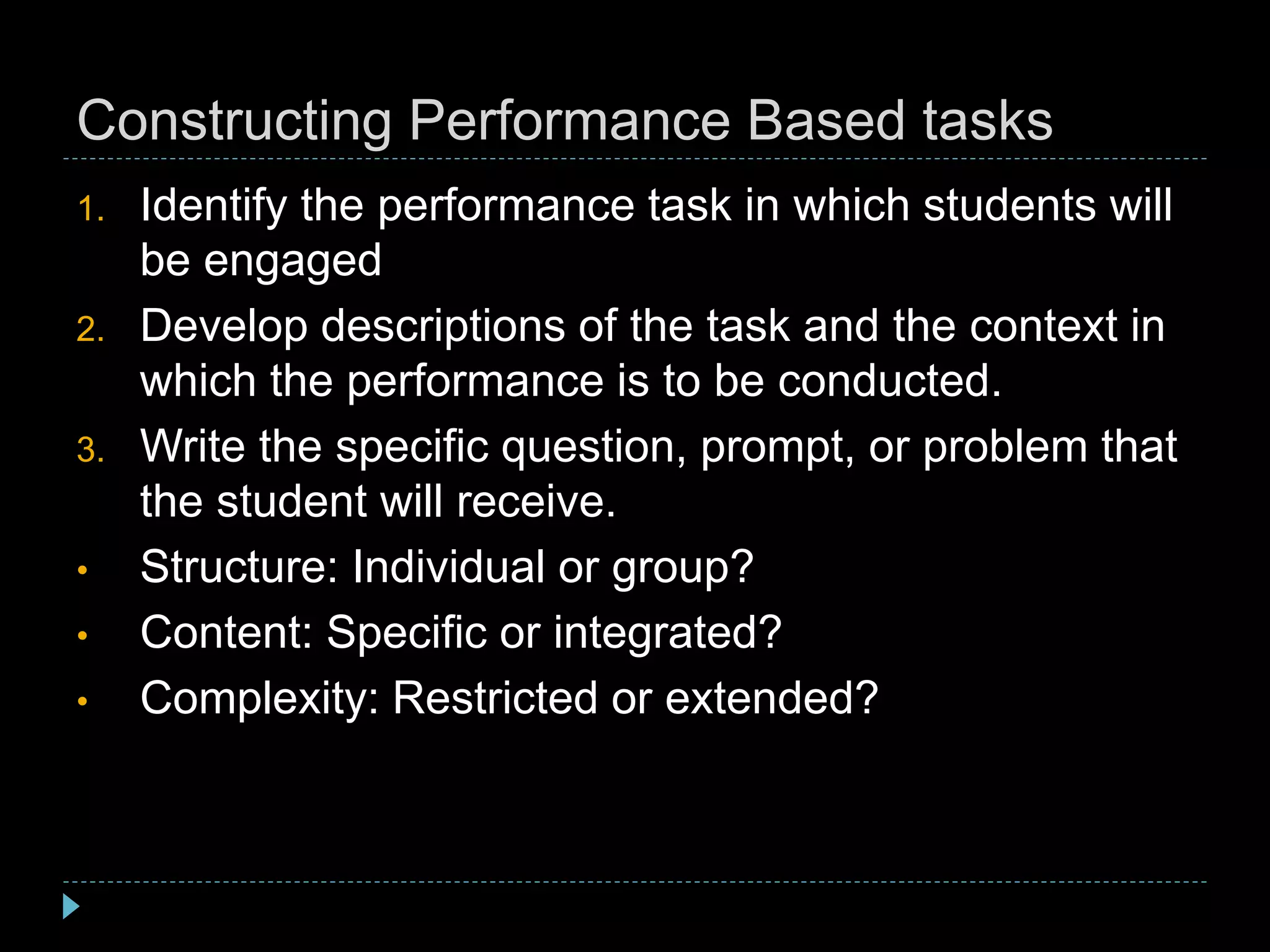 Assessment in an Outcomes-Based Education | PPTX