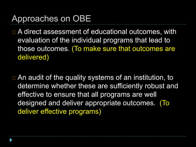 Assessment in an Outcomes-Based Education | PPTX