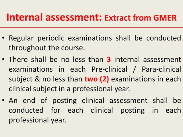 Assessment in CBME Competency Based Medical Education Dr Girish .B CISP 2 MCI | PDF