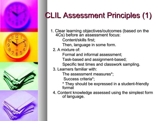 Assessment in CLIL | PPT