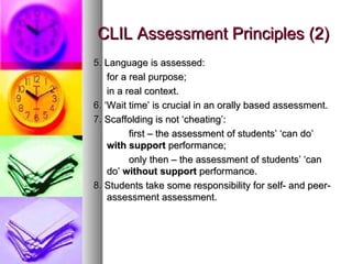 Assessment in CLIL | PPT