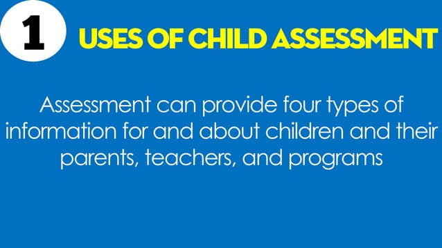 Assessment of Learning in Early Childhood Education | PDF