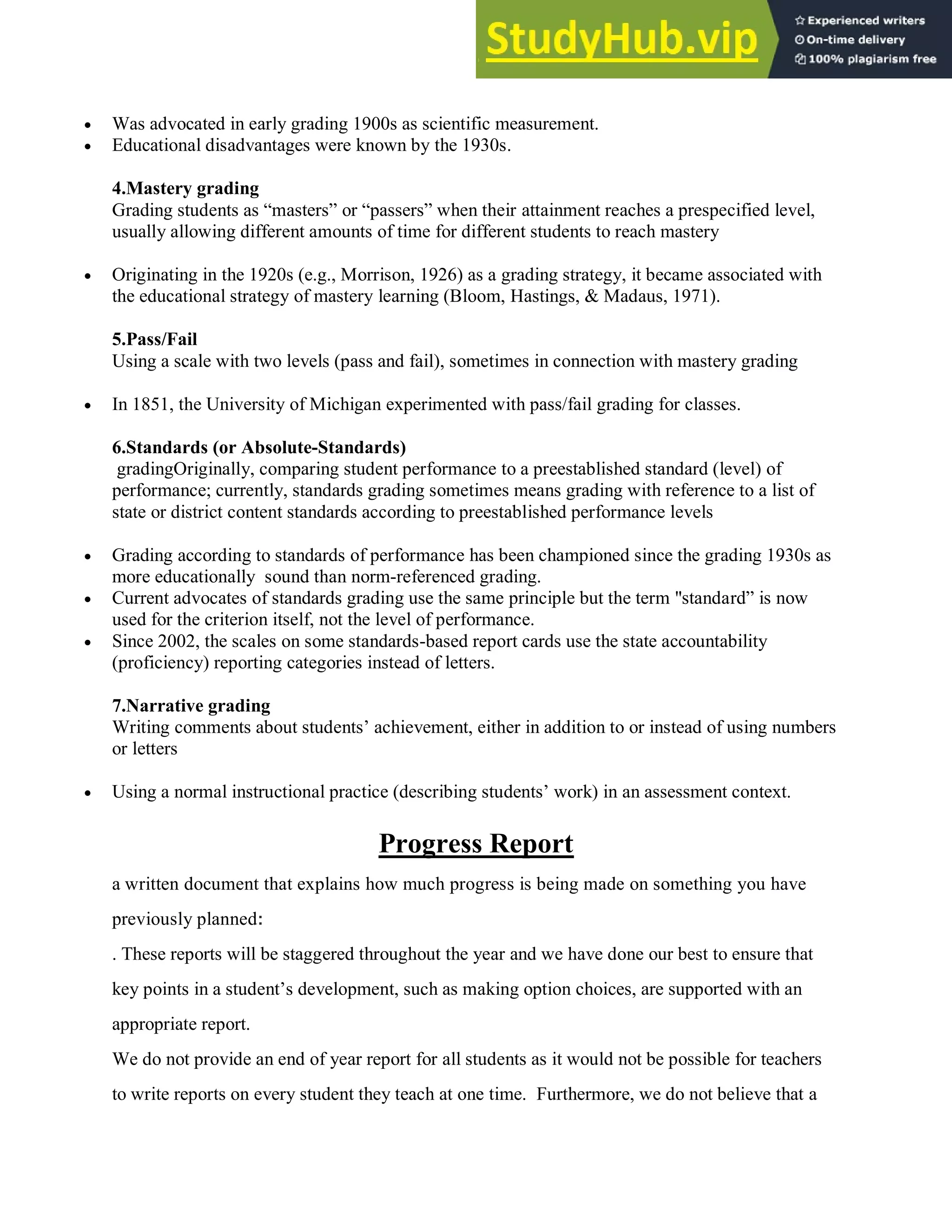 Assessment In Education At Secondary Level | PDF