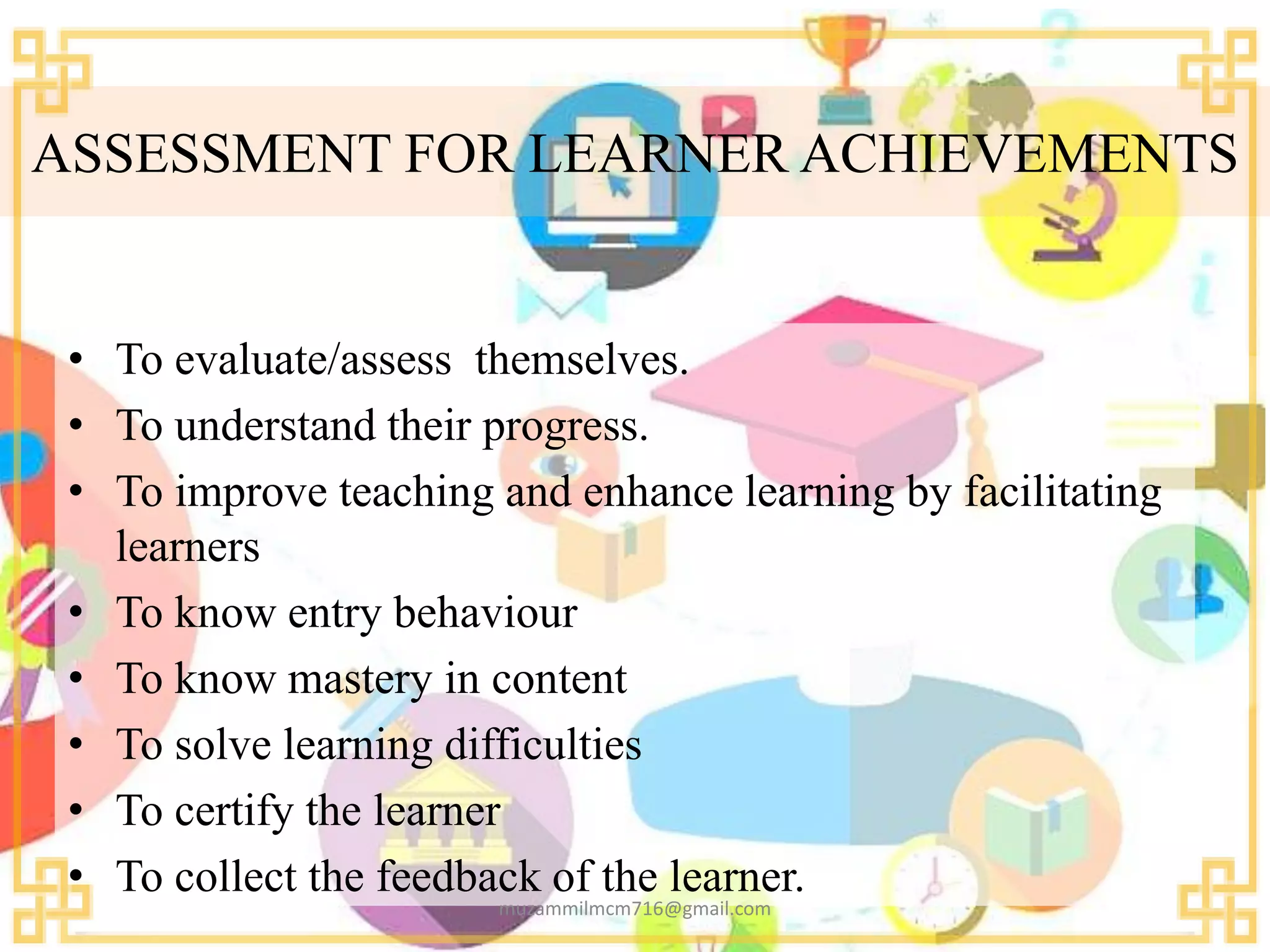 Assessment in english language education | PPTX