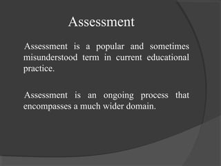 Assessment in language teaching | PPT