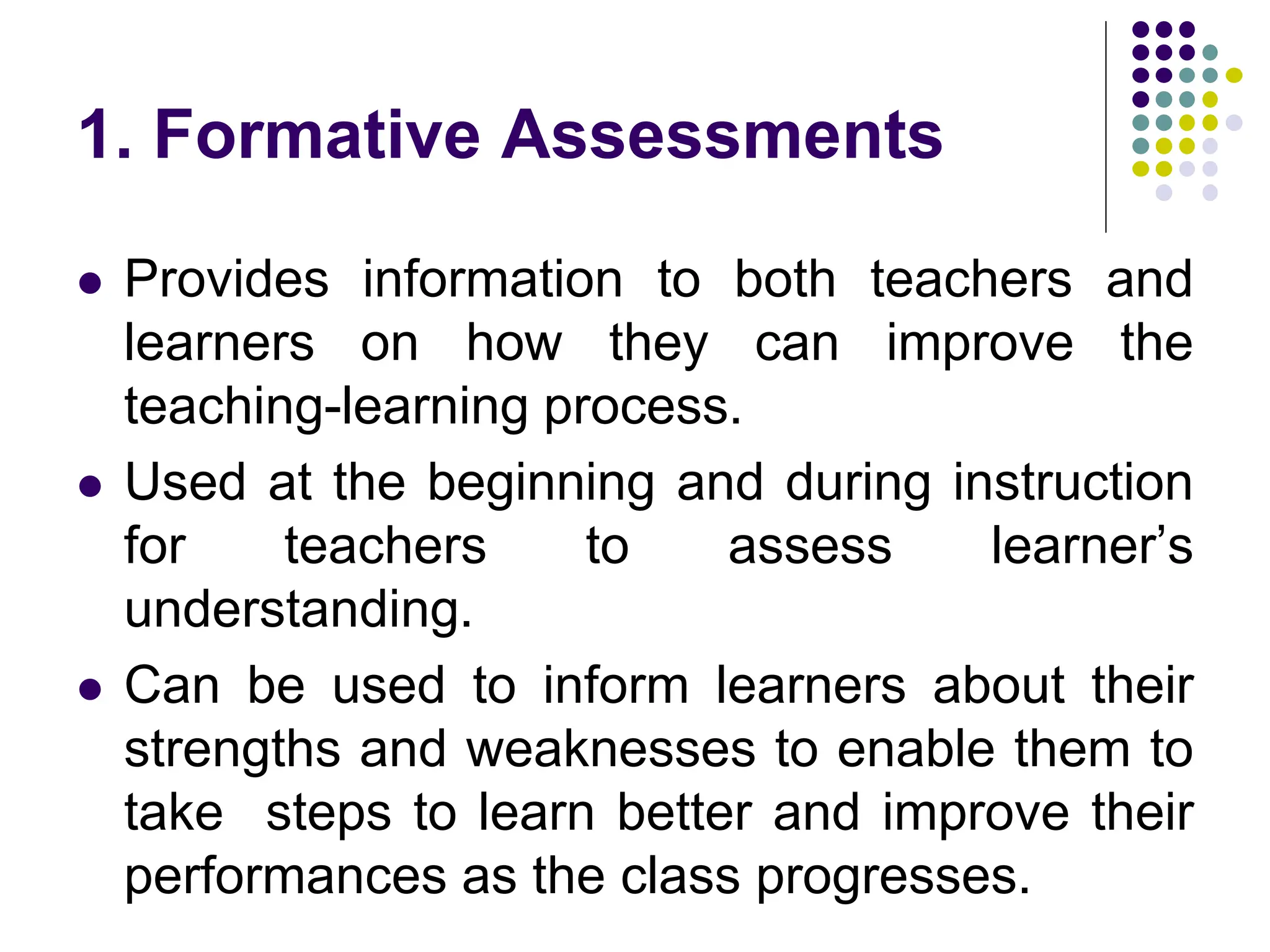 ASSESSMENT IN LEARNING 1-LESSONS 1-4 (1).ppt